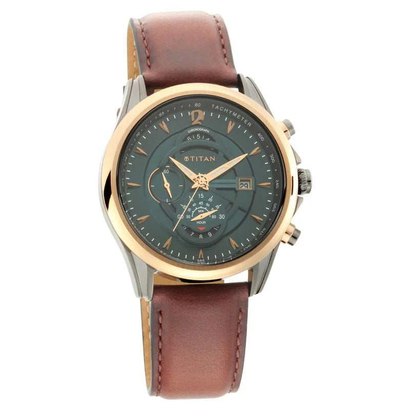Titan Men's Maritime Pro Lateen Sail Chronograph Watch Men's Watch NT1 ...