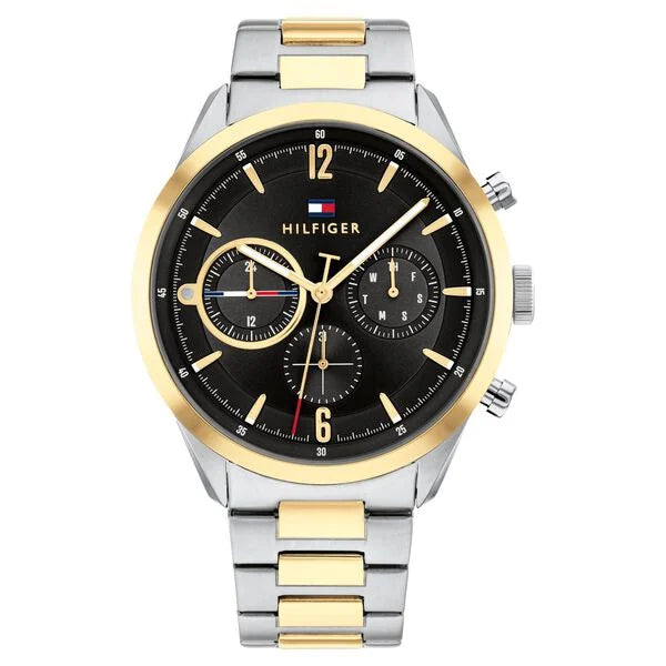 Tommy Hilfiger Black Dial Stainless Steel Strap Watch for Men – Metro Time